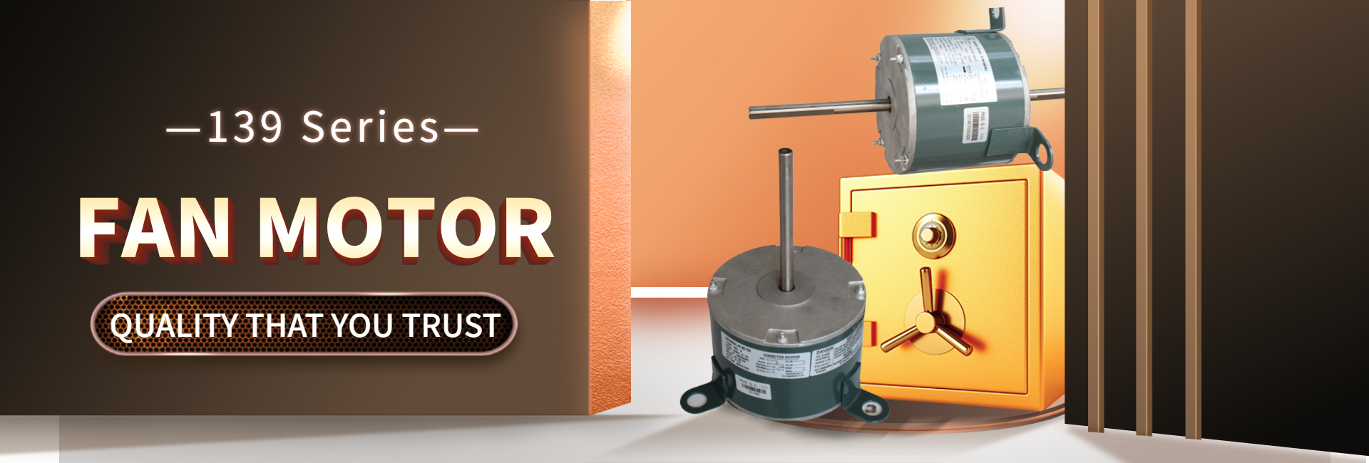 YDK140-80-4 Window Unit Fan Motor Air Conditioner Motor - Changpeng Motor